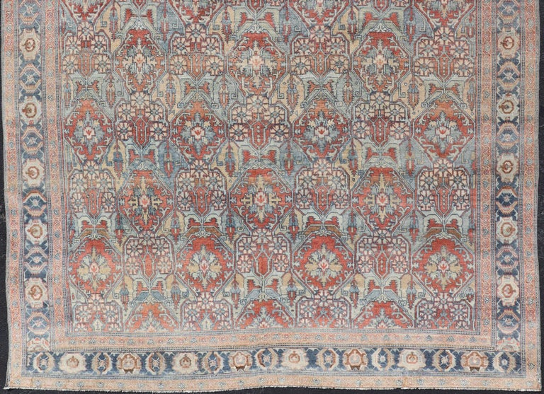 Antique Faraghan Mahal Fine Persian Rug in Multi Color Background For ...