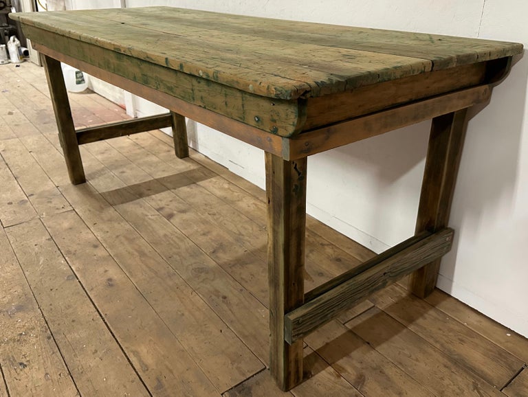 Antique Farm House Dining or Work Table For Sale at 1stDibs