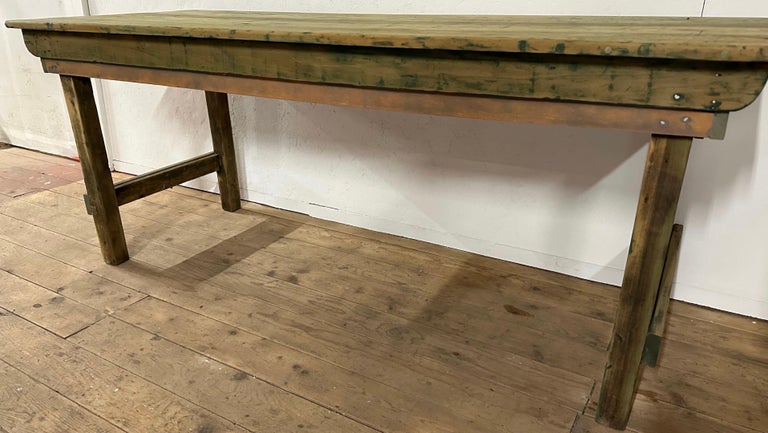 Antique Farm House Dining or Work Table For Sale at 1stDibs
