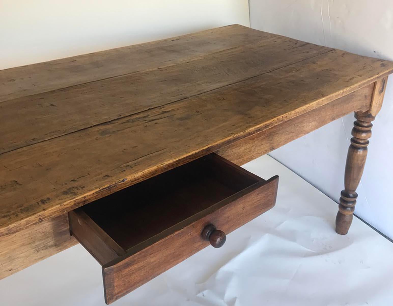Antique Farm Table at 1stDibs