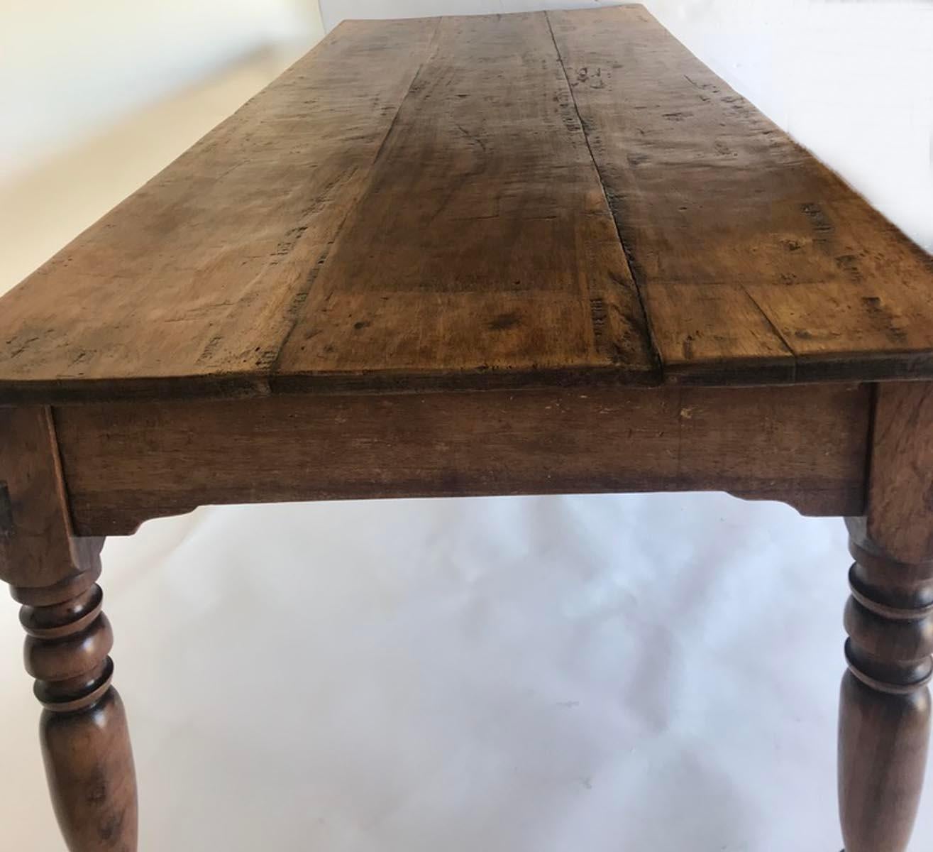 Antique Farm Table at 1stDibs