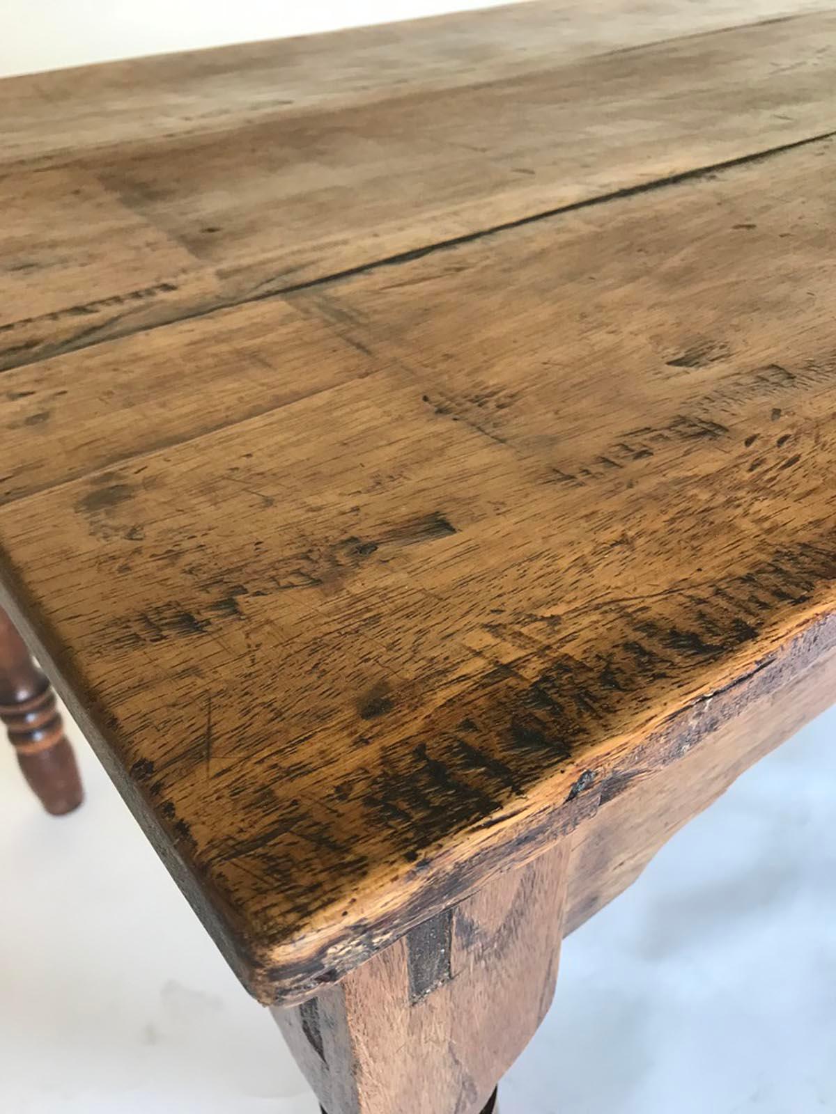 Antique Farm Table at 1stDibs