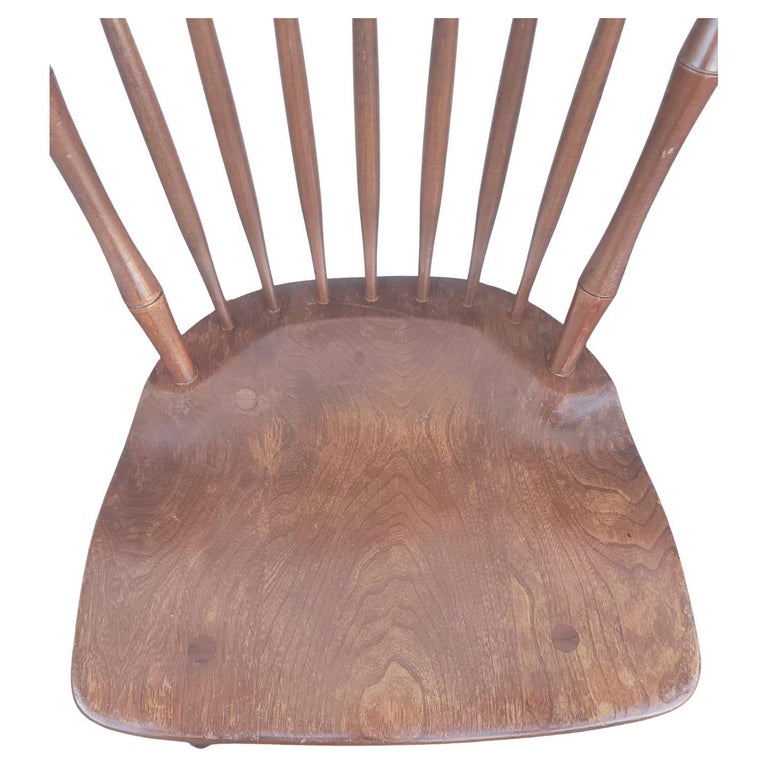 Antique Faux Bamboo Cherry Windsor Chair by Harden, Circa 1800s For ...