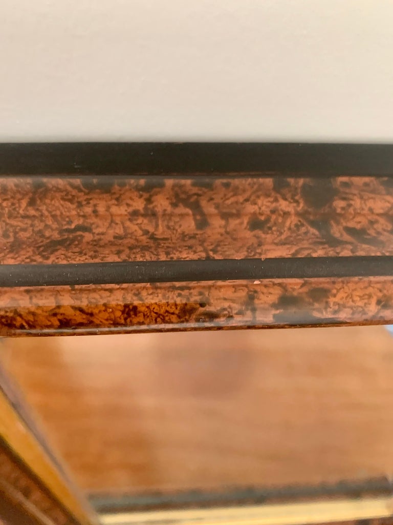 Antique Faux Tortoise Shell Wall Mirror, Circa Early 20th Century For ...