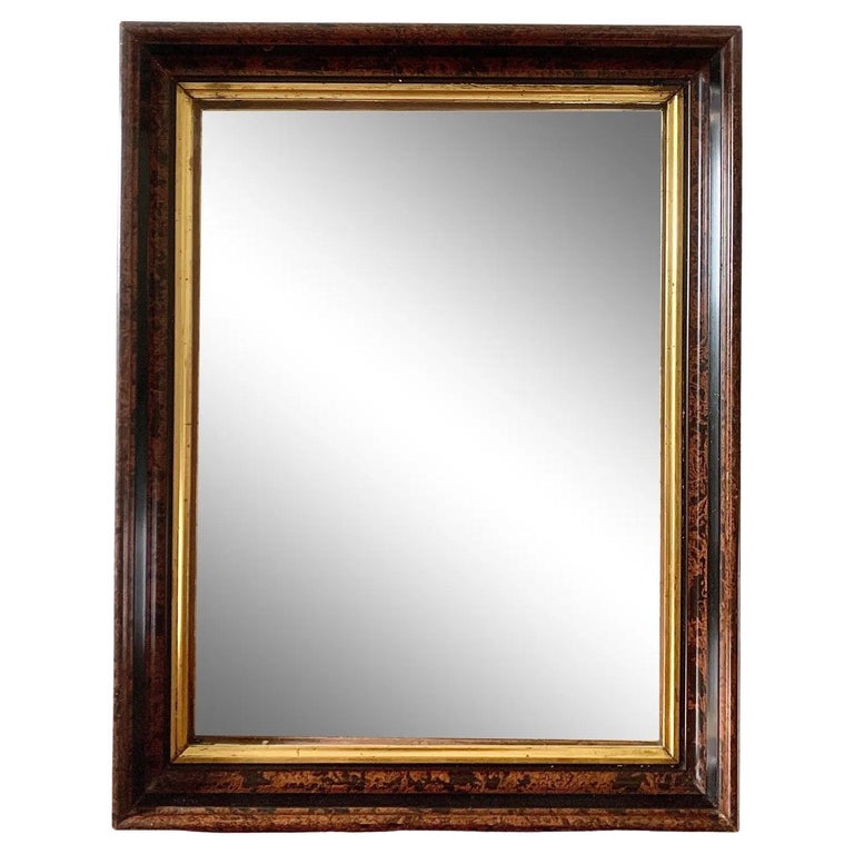 Antique Faux Tortoise Shell Wall Mirror, circa, Early 20th Century For ...