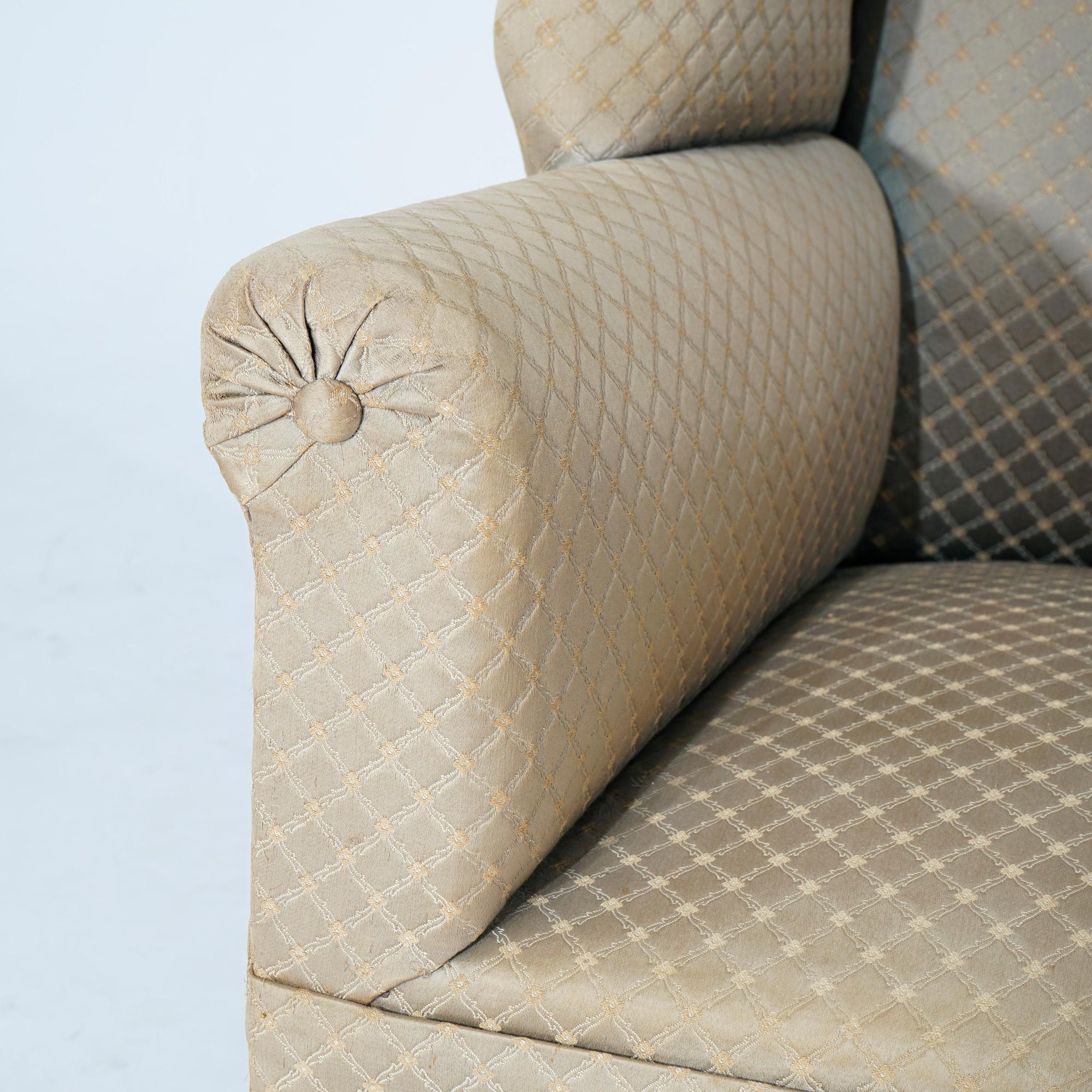 Antique Federal Sheraton Mahogany Wing Arm Chair circa 1820 at 1stDibs