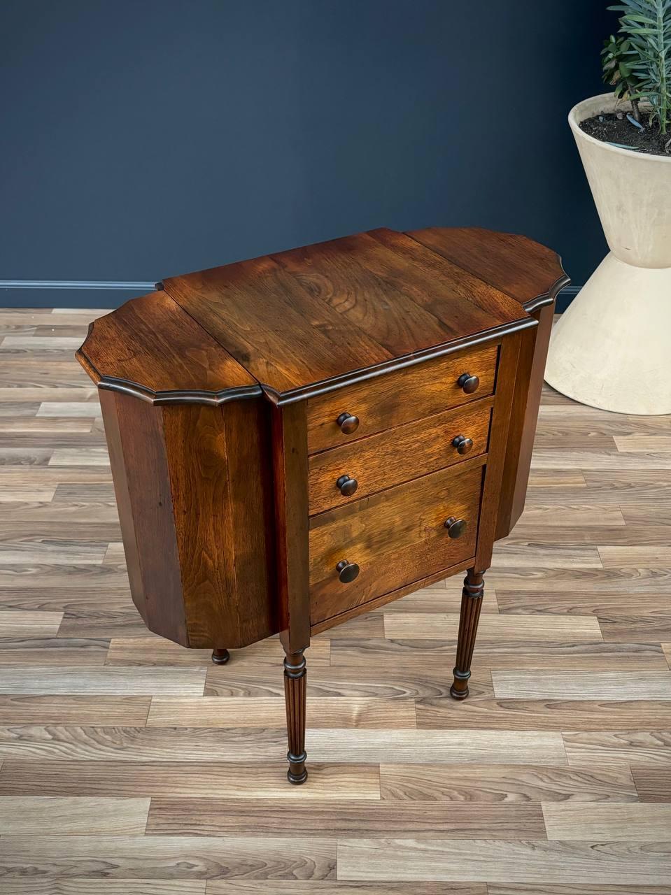 Antique Federal Style Sewing Cabinet For Sale at 1stDibs