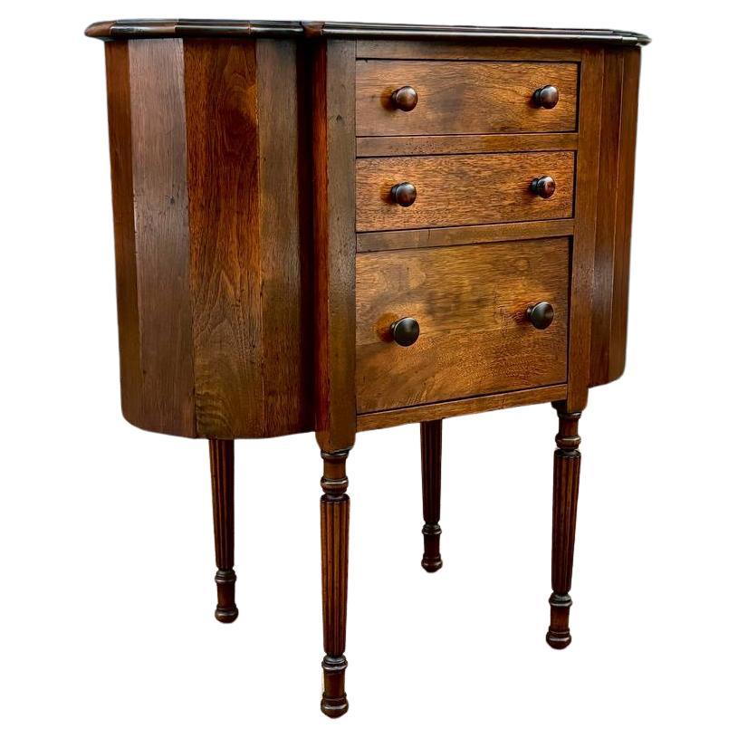 Antique Federal Style Sewing Cabinet For Sale at 1stDibs