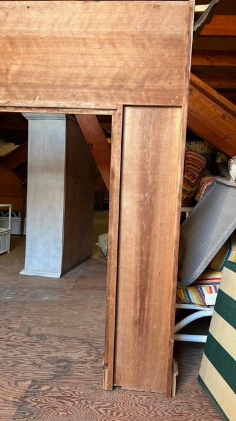 Antique Federal Style Wooden Fireplace Mantel at 1stDibs | federal ...