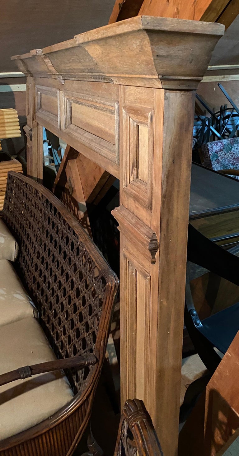 Antique Federal Style Wooden Fireplace Mantel at 1stDibs | federal ...