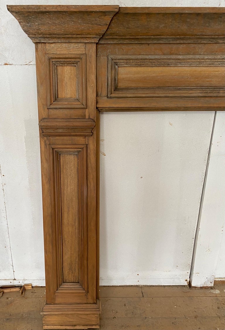 Antique Federal Style Wooden Fireplace Mantel at 1stDibs | federal ...