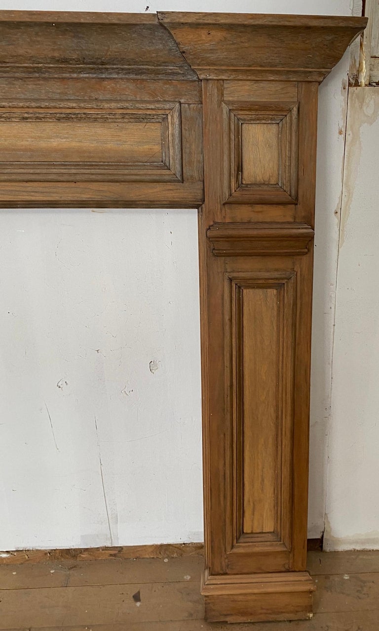 Antique Federal Style Wooden Fireplace Mantel at 1stDibs | federal ...