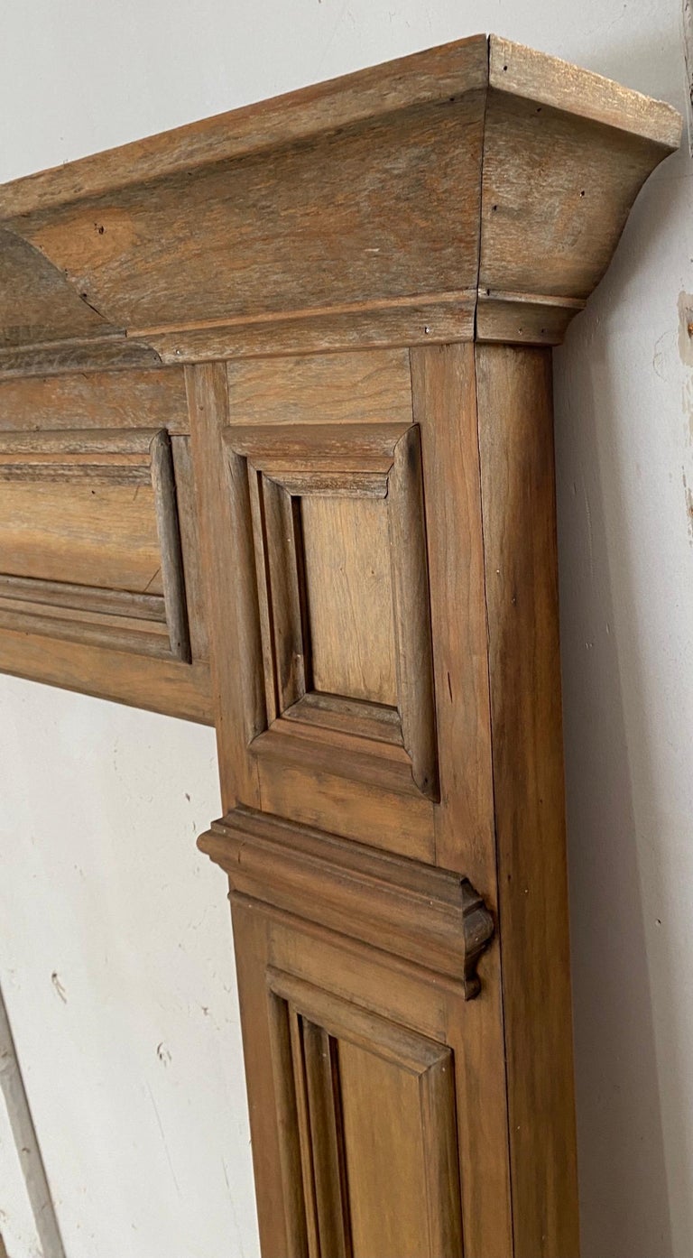 Antique Federal Style Wooden Fireplace Mantel at 1stDibs | federal ...