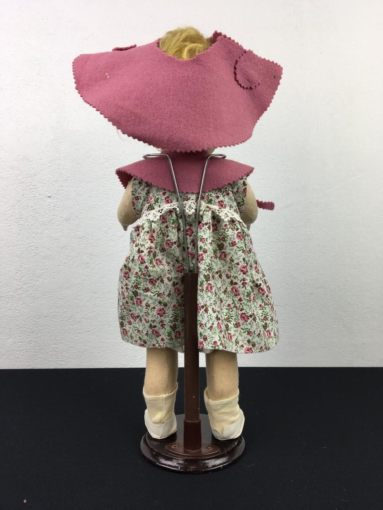 Antique Felt Lenci Toy Doll For Sale at 1stDibs | lenci felt dolls ...