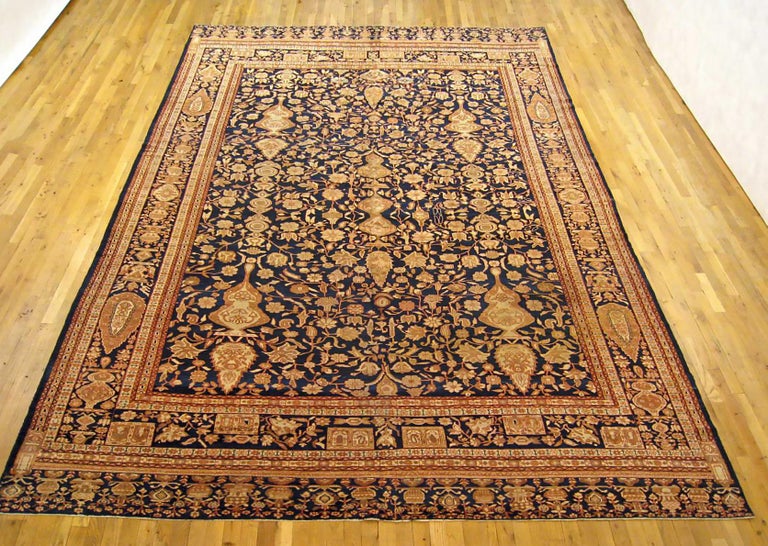 Antique Ferahan Sarouk Oriental Rug, in Room Size, with Intricate ...