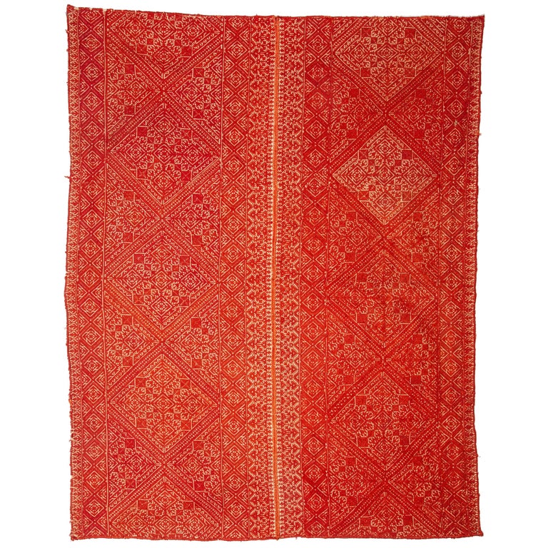 Antique Fez Embroidery from Morocco, 1900s For Sale at 1stDibs