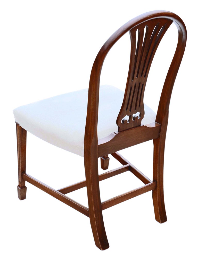 Antique Fine Quality Set of 8 '6 + 2' Georgian Revival Mahogany Dining ...