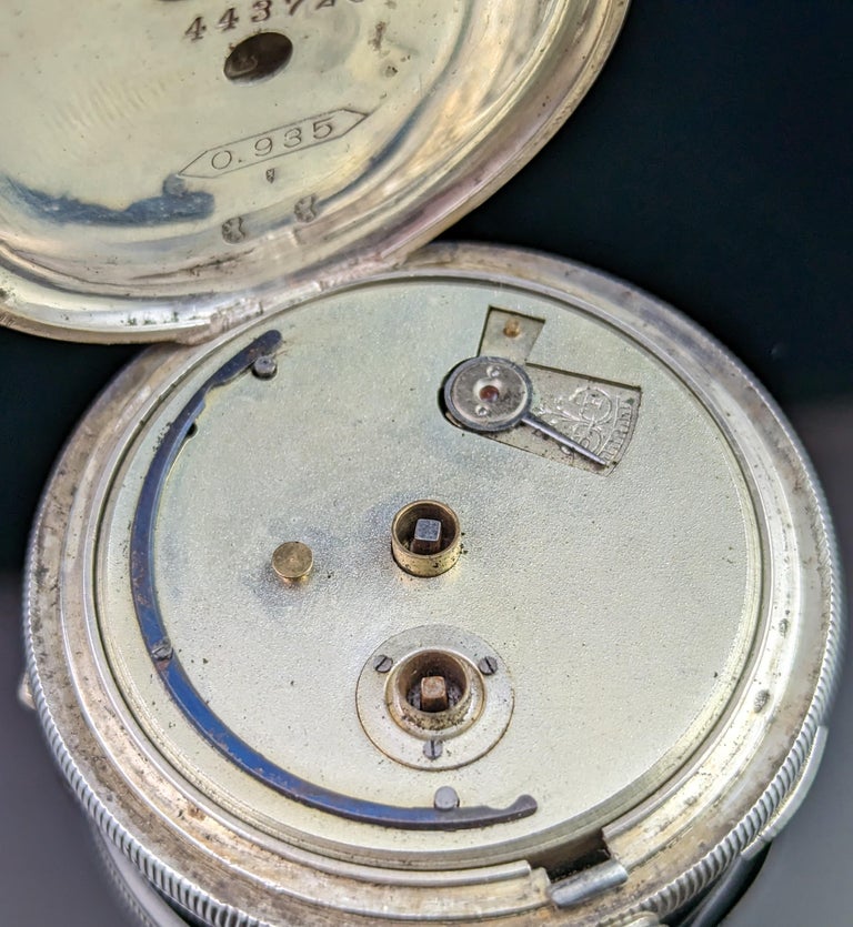 Antique Fine Silver Pocket Watch, Fob Watch, Acme at 1stDibs