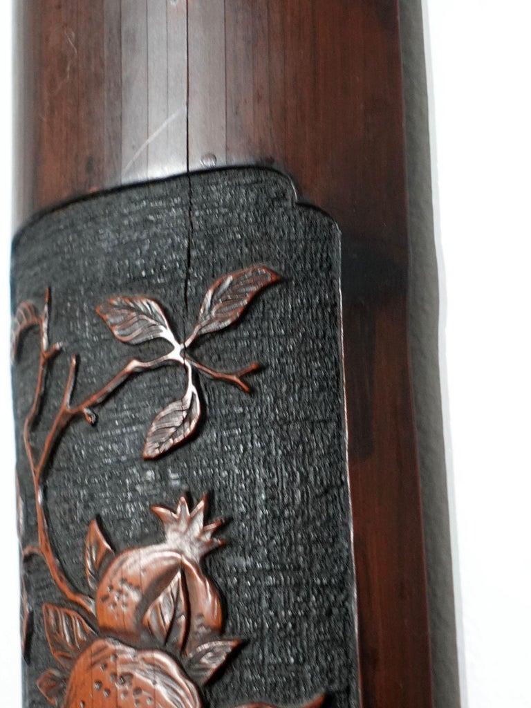 Antique Finely Japanese Bamboo Carving For Sale at 1stDibs