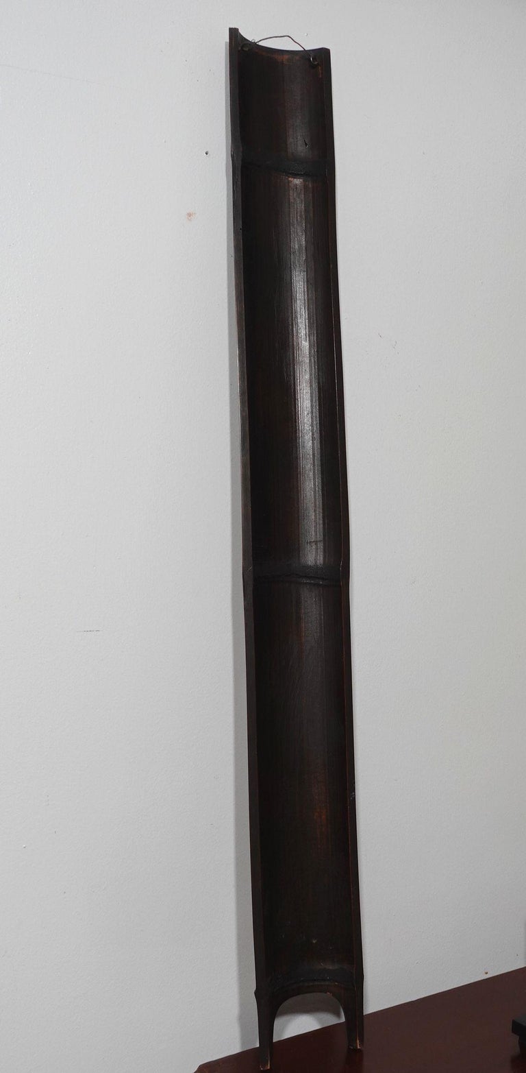 Antique Finely Japanese Bamboo Carving For Sale at 1stDibs