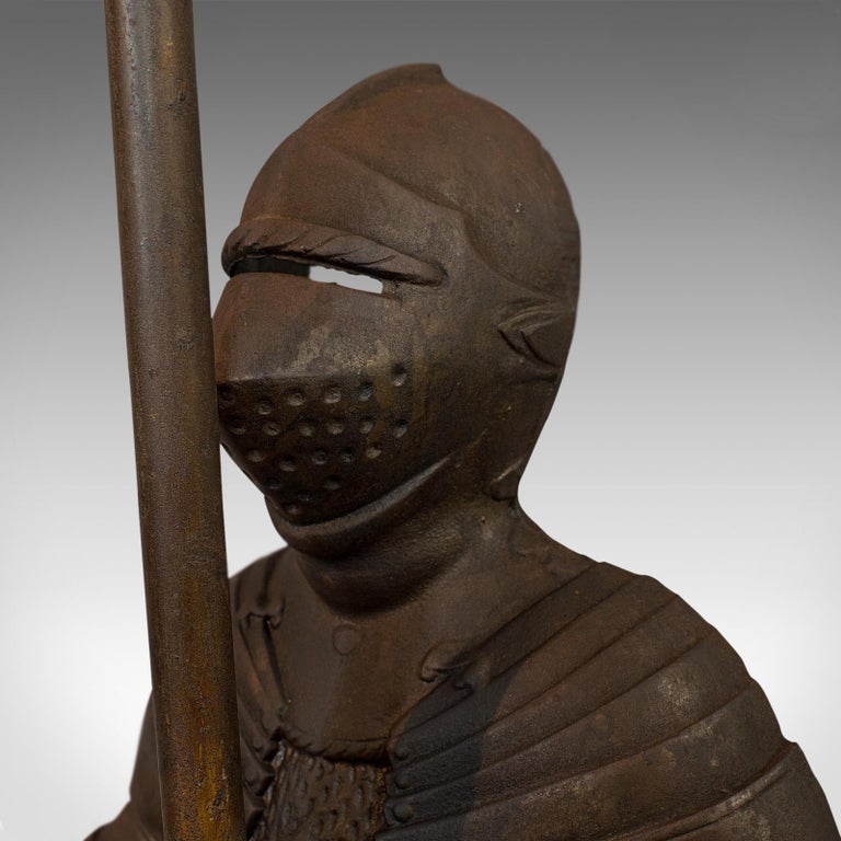 Antique Fire Companion, English, Steel, Knight, Fireside Tools ...