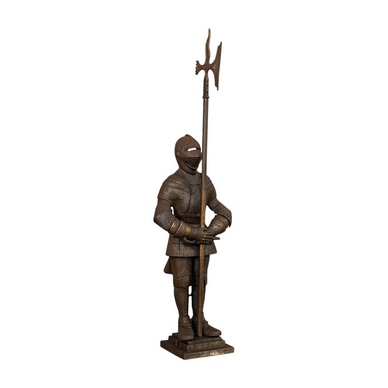 Antique Fire Companion, English, Steel, Knight, Fireside Tools ...