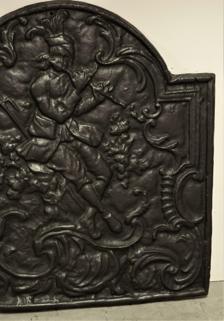 Antique Fireback / Backsplash at 1stDibs