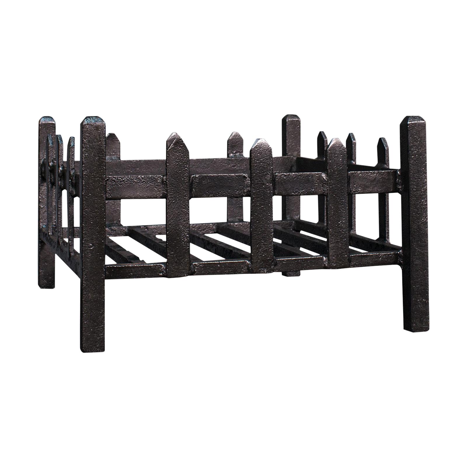 Large Antique Cast Iron Fire Back, Heavy Fire Plate, Fireplace, circa ...