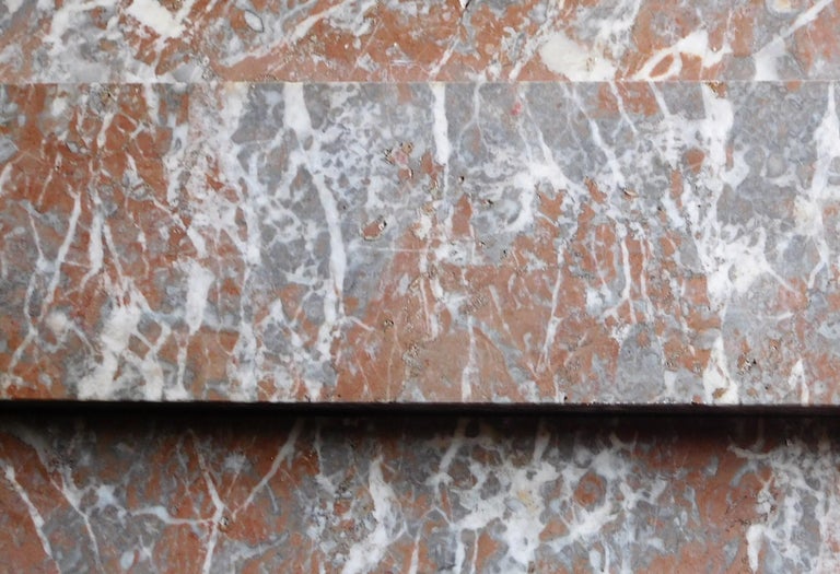 Fireplace in Sprightly Red Marble For Sale at 1stDibs