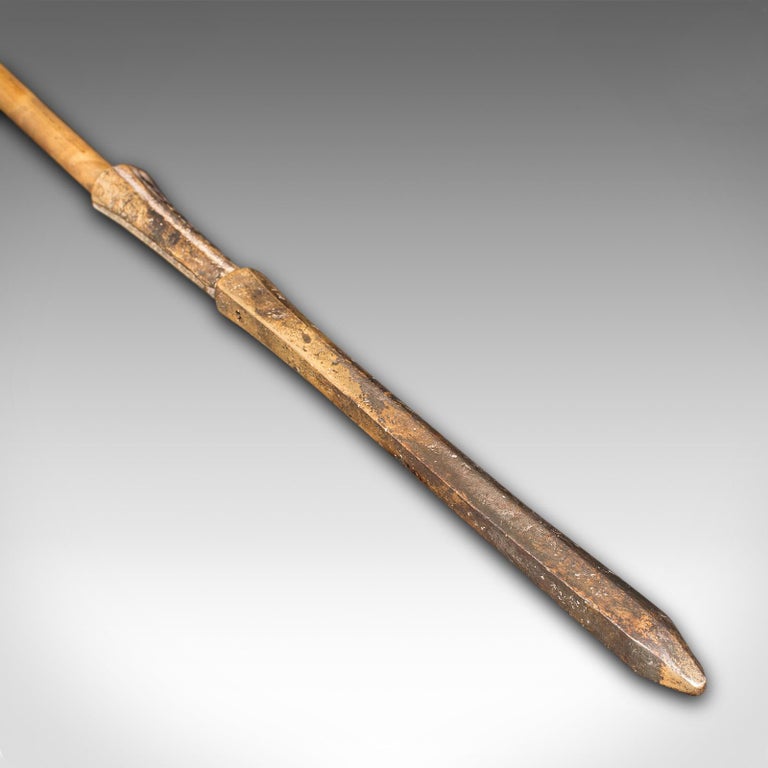 Antique Fireplace Poker, English, Brass, Decorative Fire Tool ...