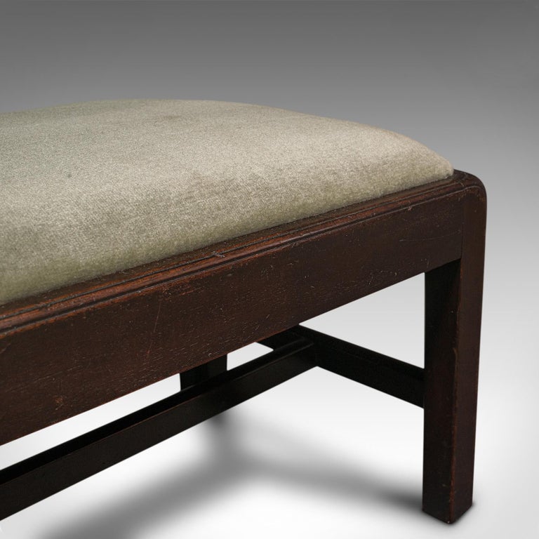 Antique Fireside Foot Rest, English, Mahogany, Kneeling Stool ...