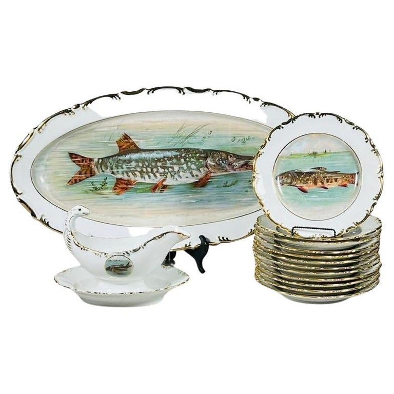 Antique Fish Plates