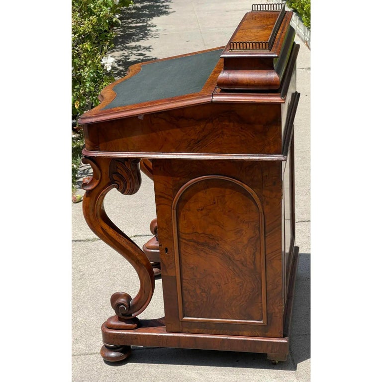 Antique Flame Mahogany English Canterbury Desk, 19th Century For Sale ...