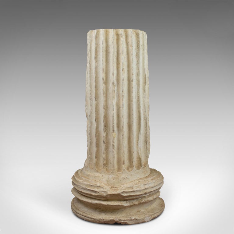 Fluted Column Base, Victorian, Architectural, Pedestal, Classical ...