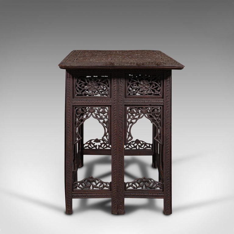 Antique Folding Campaign Table, Anglo Indian, Colonial, Occasional ...