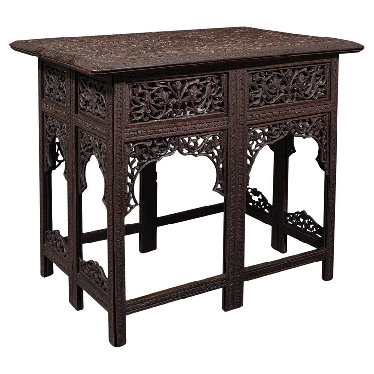 Antique Folding Campaign Table, Anglo Indian, Colonial, Occasional ...