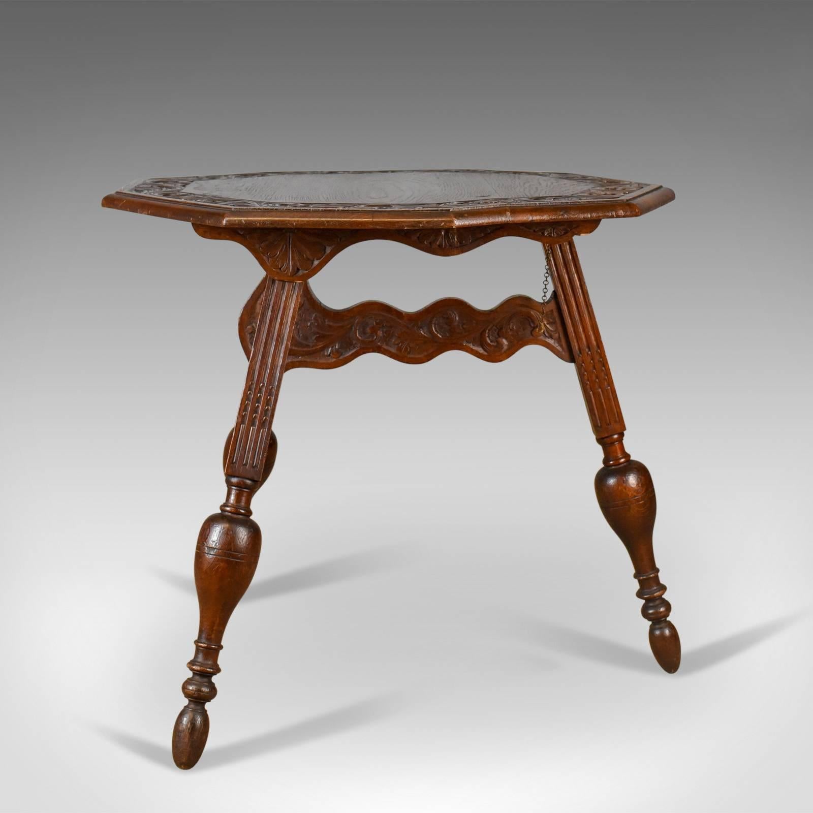 Antique Folding Table, Dutch, Friesland, Oak, Ships, Tavern, Campaign ...