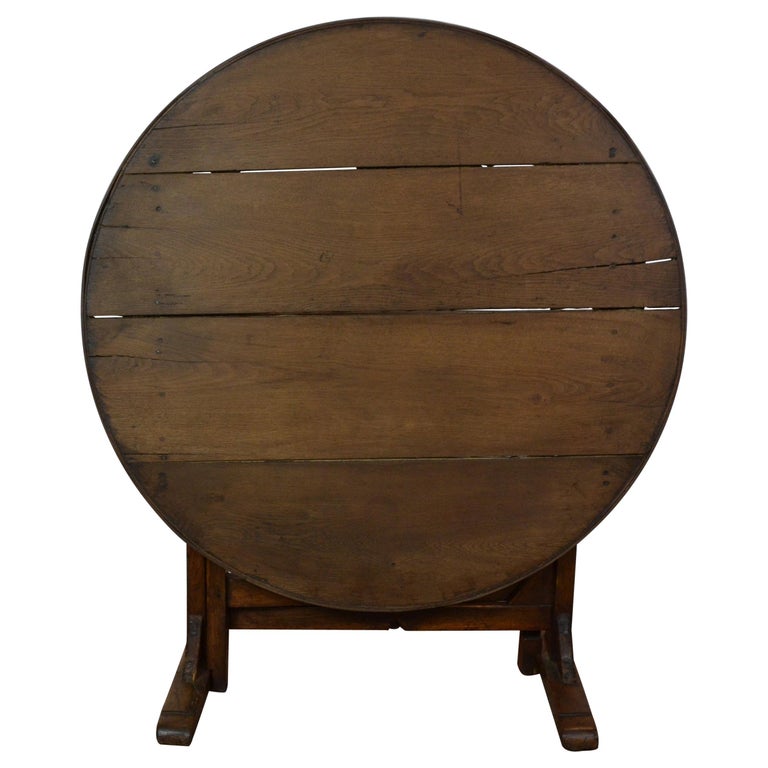 Antique Folding Wine Tasting Table at 1stDibs | antique wine tasting table
