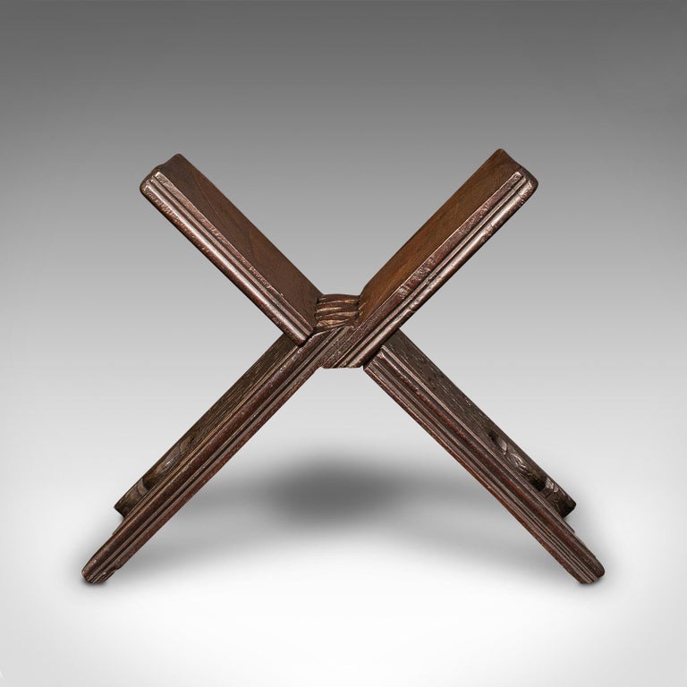 Antique Folio Stand, Anglo Indian, Folding Book Rest, Desktop ...