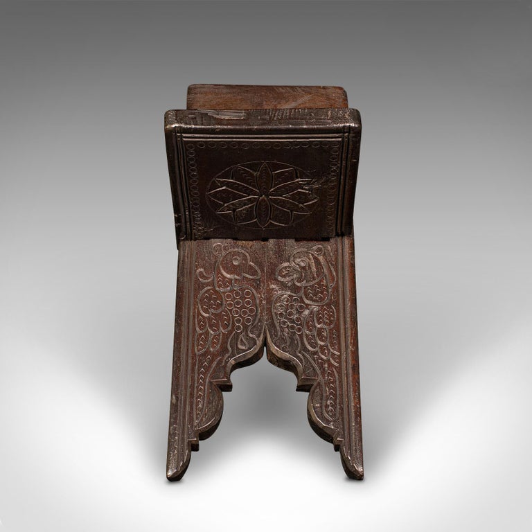 Antique Folio Stand, Anglo Indian, Folding Book Rest, Desktop ...