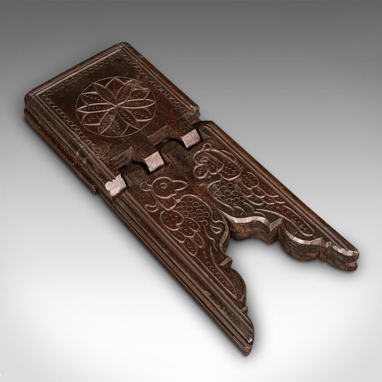 Antique Folio Stand, Anglo Indian, Folding Book Rest, Desktop ...