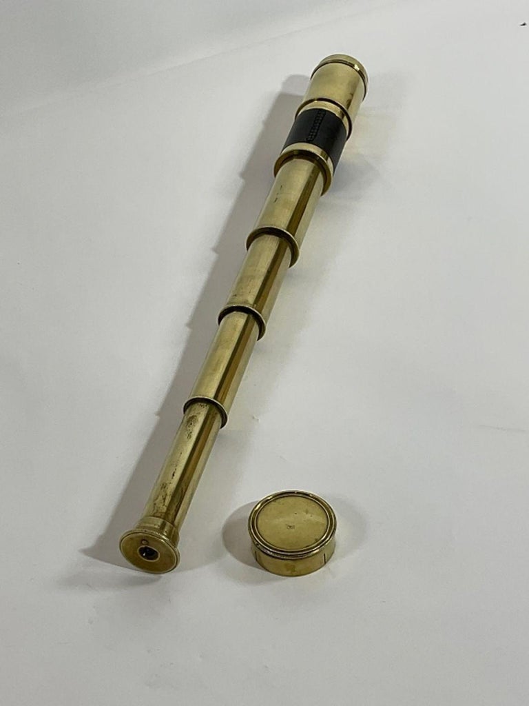 Antique Four Draw Captain's Spyglass P-026 For Sale at 1stDibs
