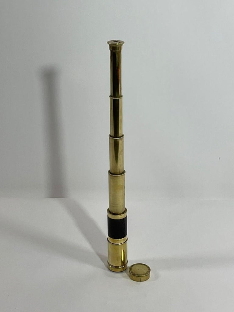 Antique Four Draw Captain's Spyglass P-026 For Sale at 1stDibs