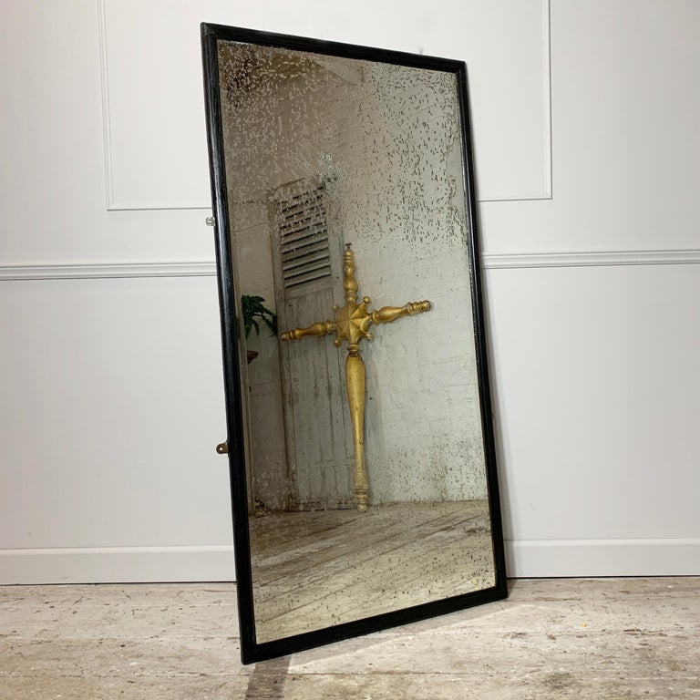 Antique Foxed Glass Victorian Tailors Mirror, circa 1880s at 1stDibs