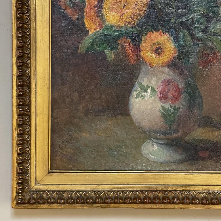 Antique Framed Oil Painting on Canvas by Albert Pinot '1875-1962' For ...