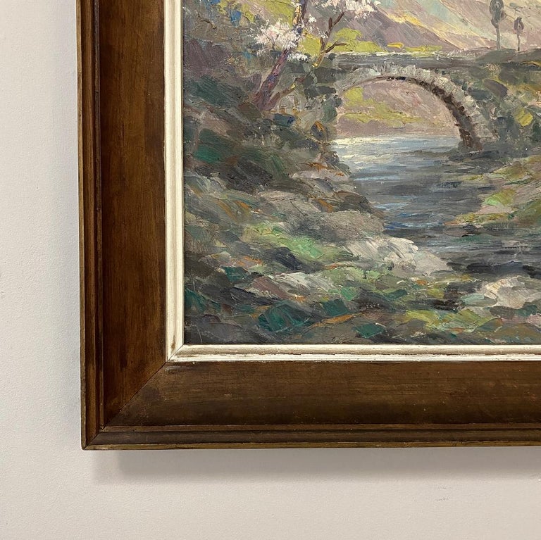 Antique Framed Oil Painting on Canvas by Dieudonne Jacobs For Sale at ...