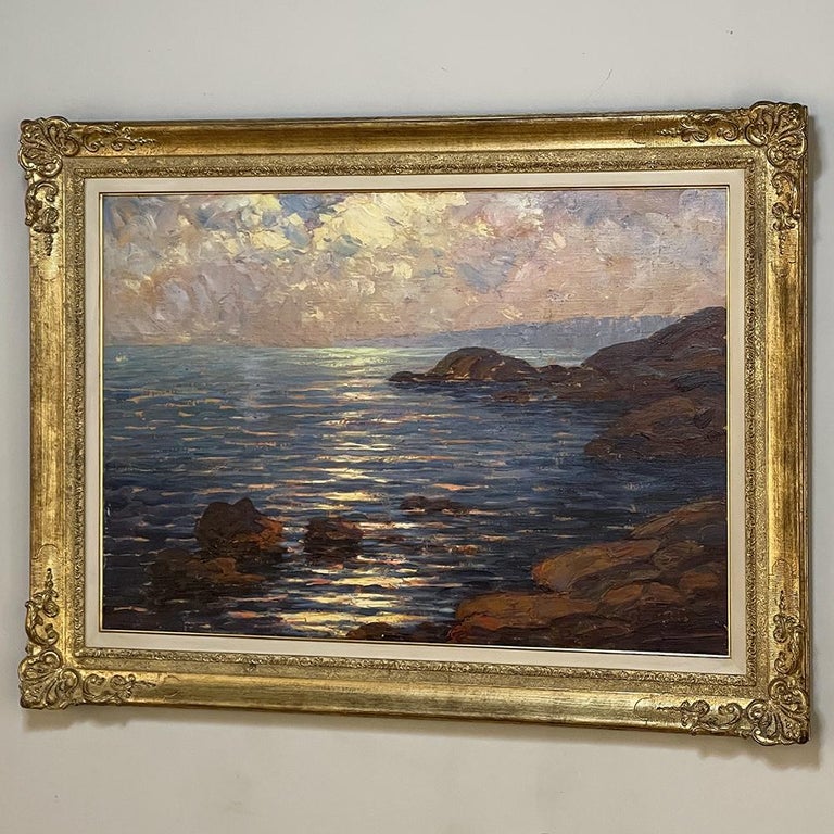 Antique Framed Oil Painting on Panel by Dieudonne Jacobs For Sale at ...