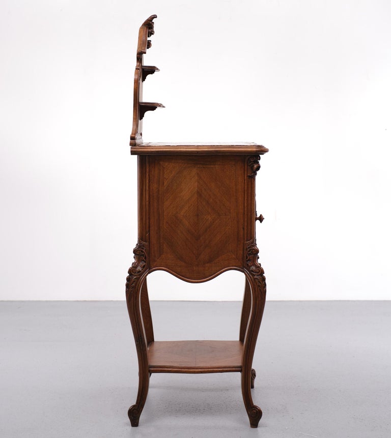 Antique France Rococo Night Stand, 1880s For Sale at 1stDibs