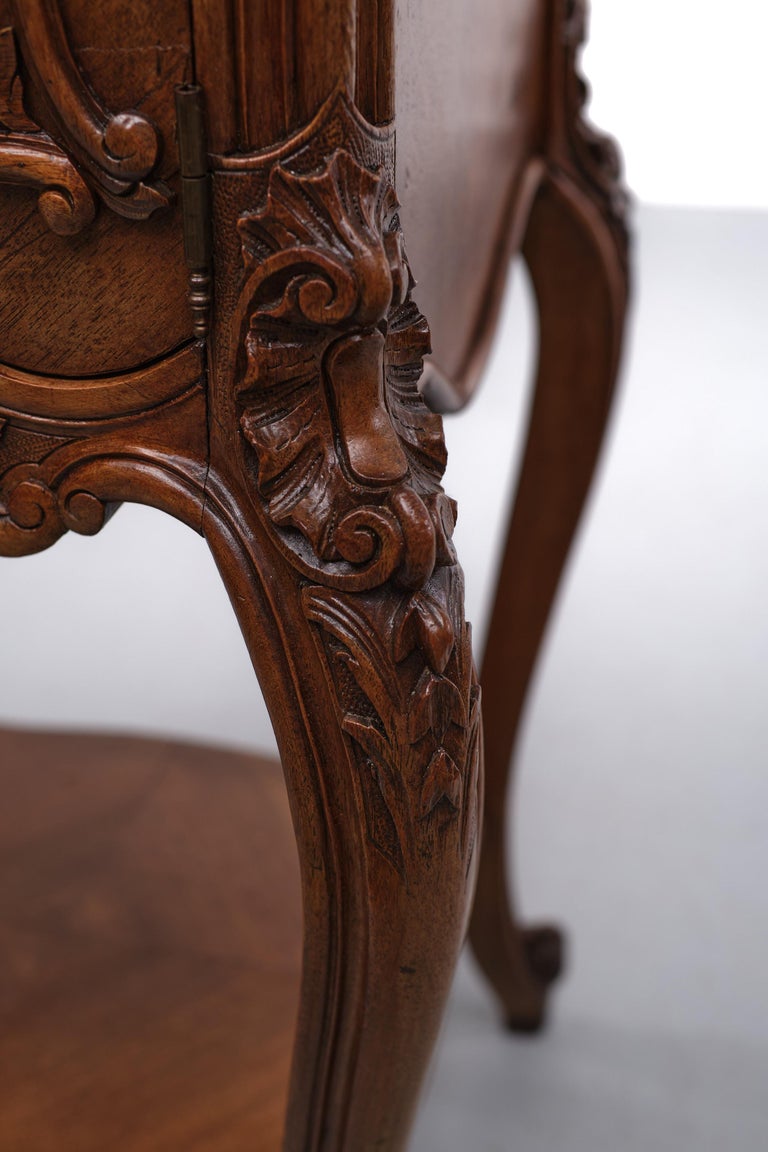 Antique France Rococo Night Stand, 1880s For Sale at 1stDibs