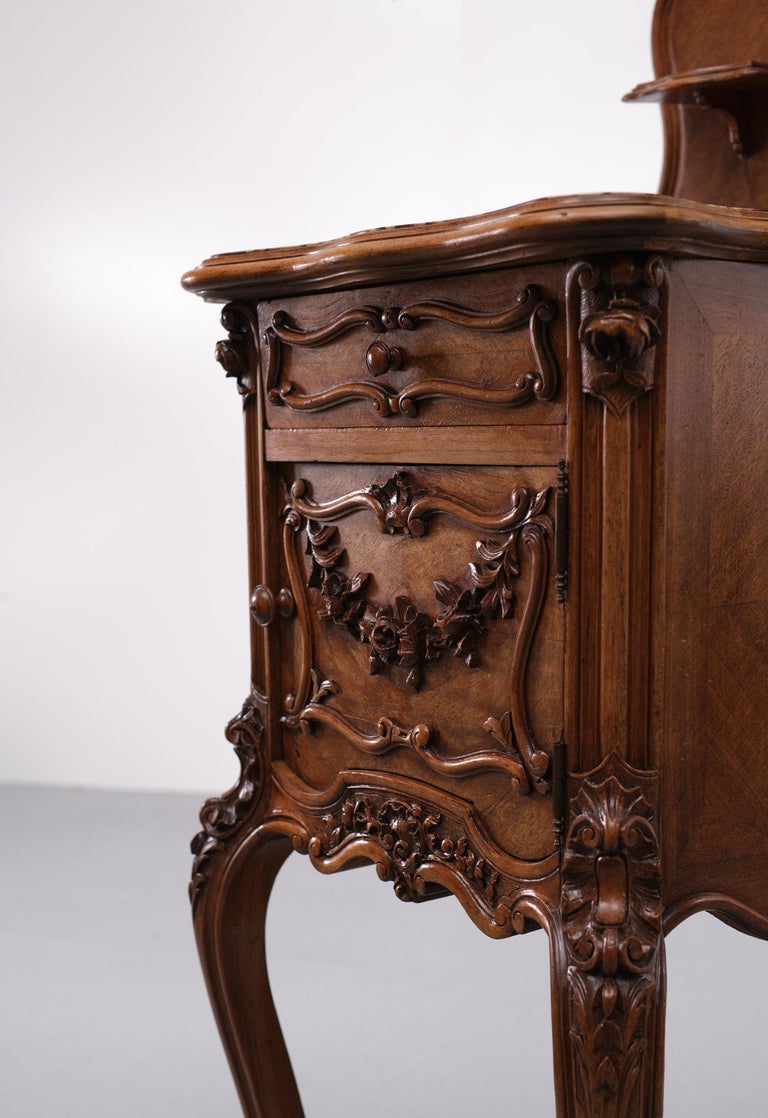 Antique France Rococo Night Stand, 1880s For Sale at 1stDibs